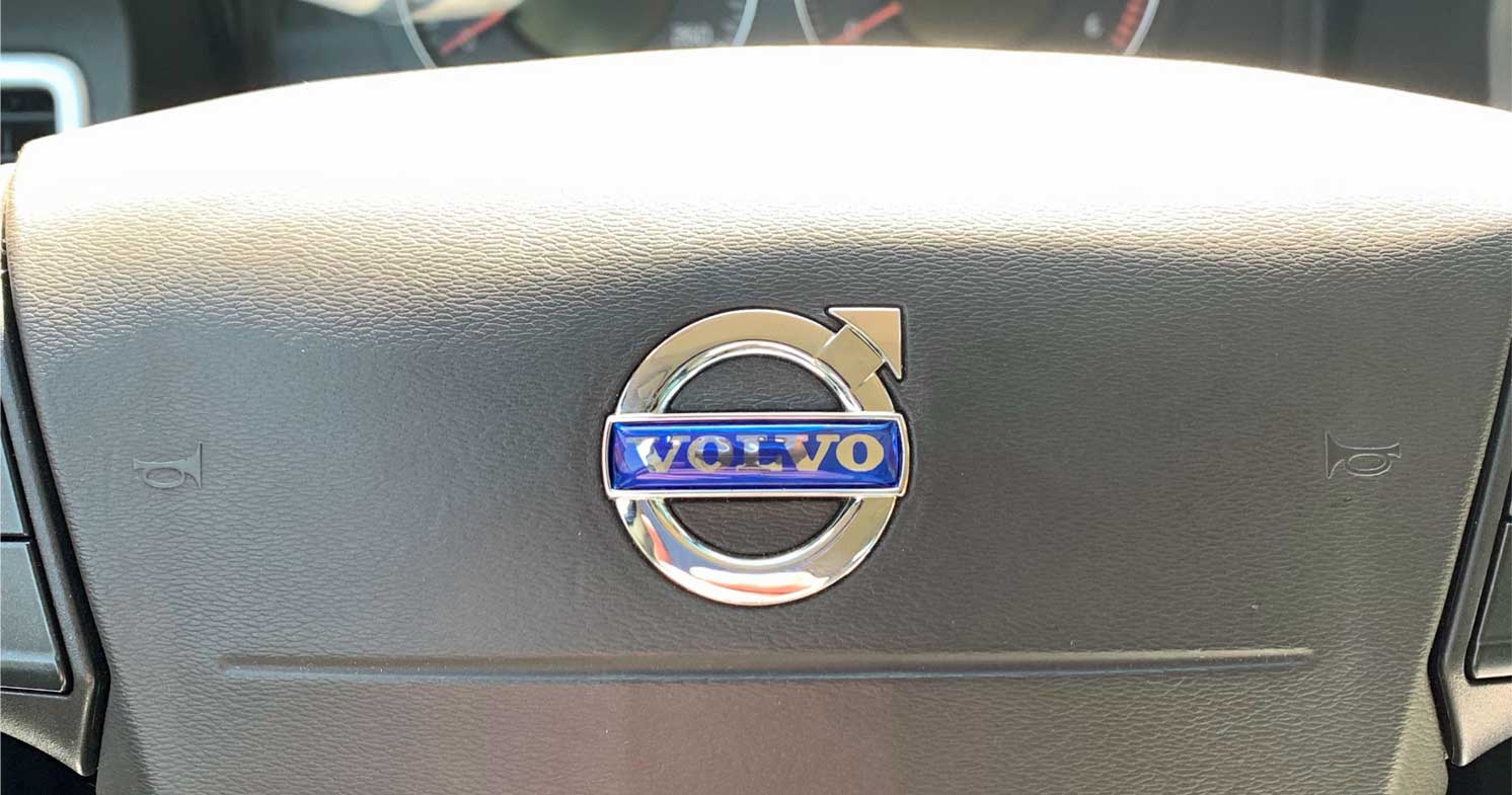 Replacement Steering Wheel Labels for Defective Volvo Emblems
